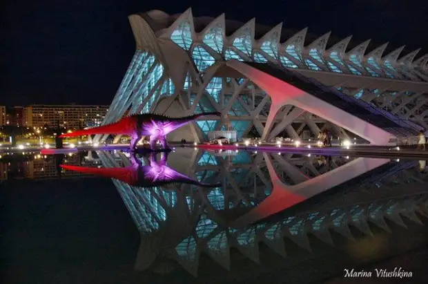 Stad för konst och vetenskap i Valencia.