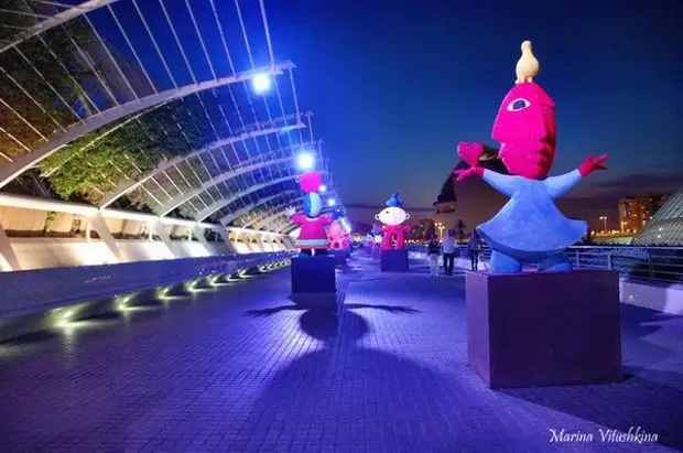 Cidade das Artes e Ciências de Valência.