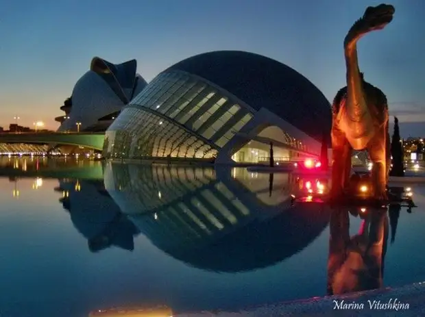 Cidade das Artes e Ciências de Valência.