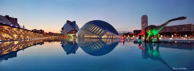 Cidade das Artes e Ciências de Valência.