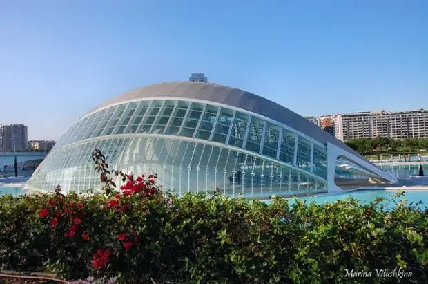 Cidade das Artes e Ciências de Valência.