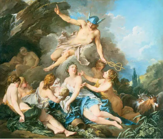 Artista Francois Boucher.