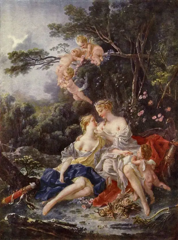 Artista Francois Boucher.