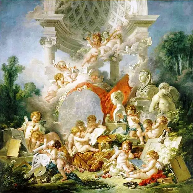 Artista Francois Boucher.