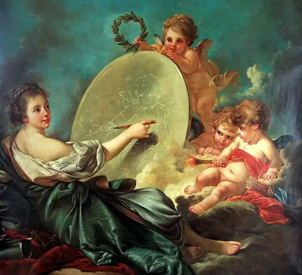 Artista Francois Boucher.