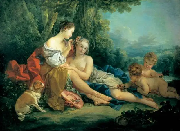 Artista Francois Boucher.