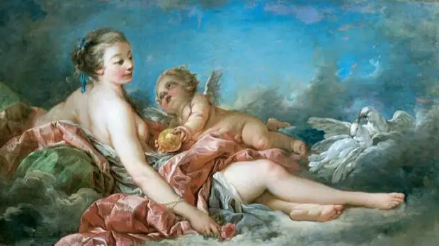 Artista Francois Boucher.