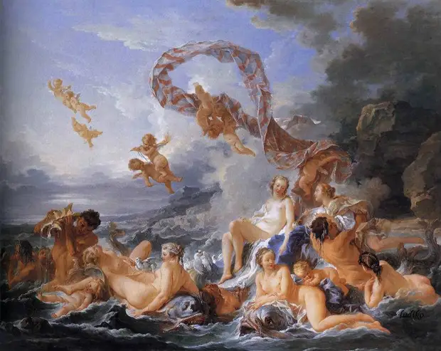 Artista Francois Boucher.