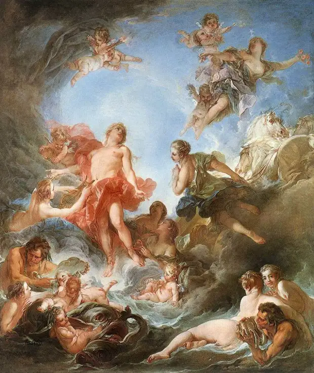 Artista Francois Boucher.