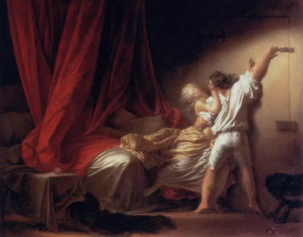 هنرمند Jean Honore Fragonard.