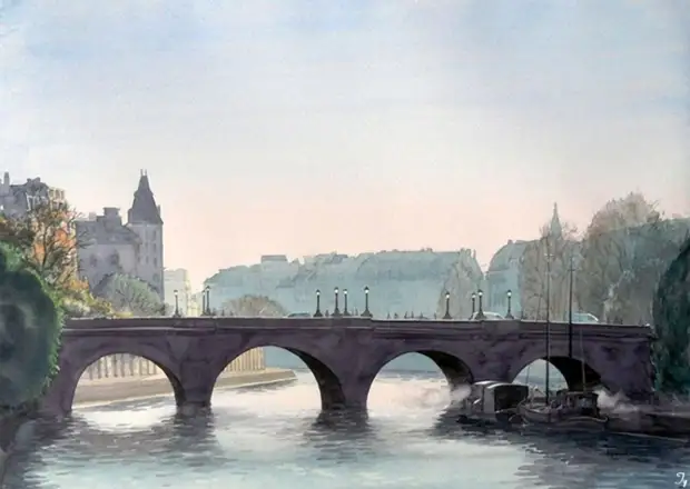 París nas encantadoras obras do artista Thierry Duval