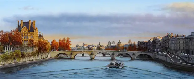 Ang Paris sa mga kaanyag nga buhat sa artista nga si Thierry Duval