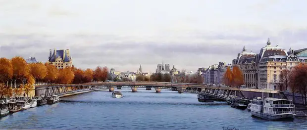 Ang Paris sa mga kaanyag nga buhat sa artista nga si Thierry Duval