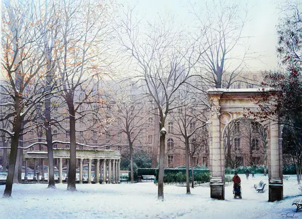 París nas encantadoras obras do artista Thierry Duval