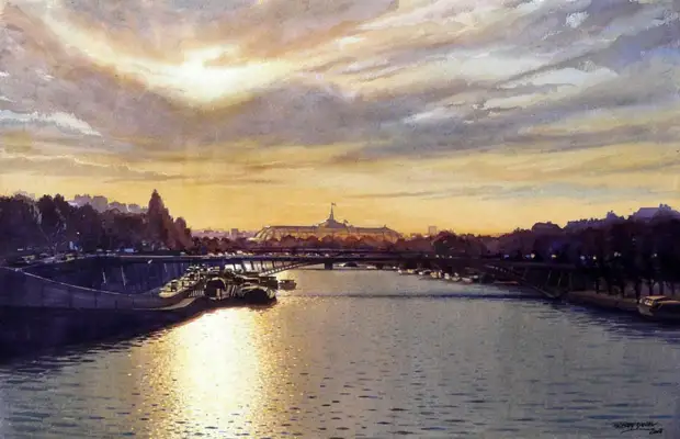 París nas encantadoras obras do artista Thierry Duval