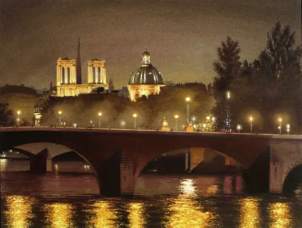 París nas encantadoras obras do artista Thierry Duval