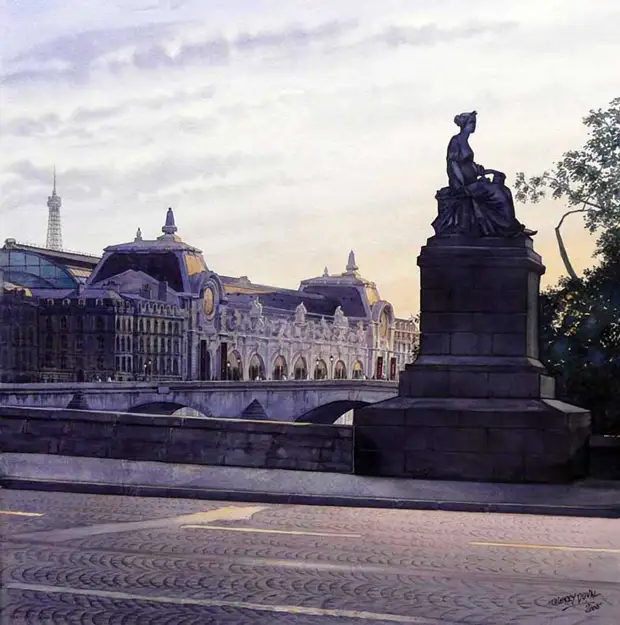 Paris i de charmerende værker af kunstneren Thierry Duval