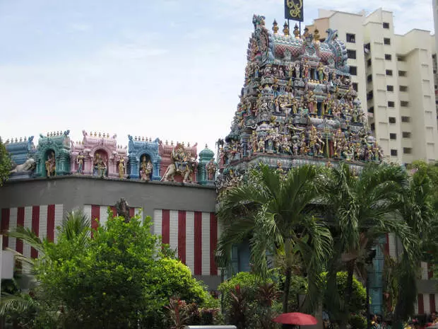 Chrám Shri Veeramakaliamman v Singapure.