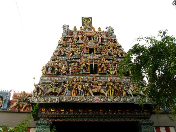 Temple Shri Veeramakaliamman a Singapur.