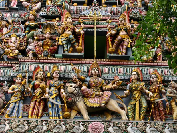 Temple Shri Veeramakaliamman a Singapur.