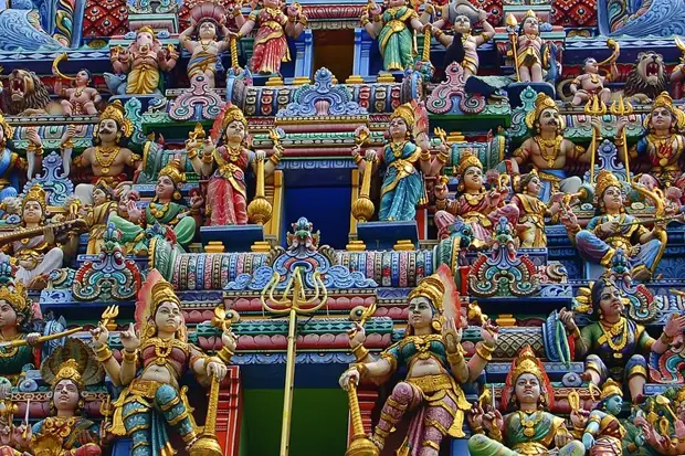 Temple Shri Veeramakaliamman a Singapur.