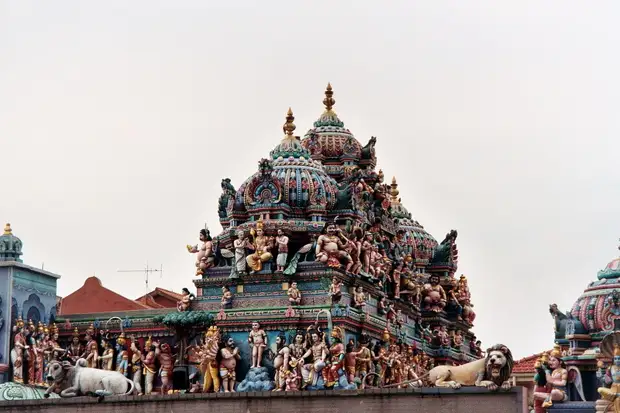 Temple Shri Veeramakaliamman a Singapur.