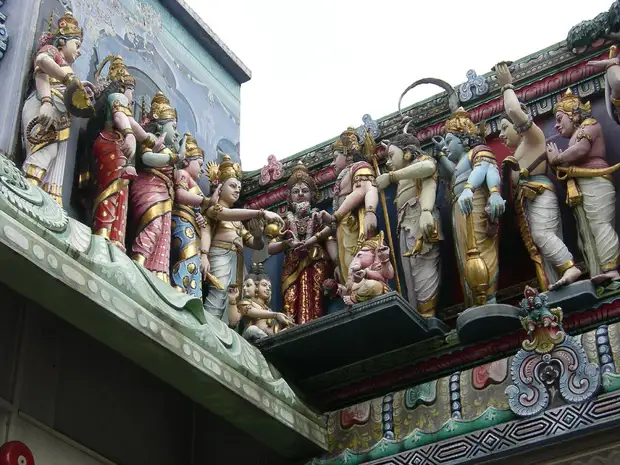 Temple Shri Veeramakaliamman a Singapur.