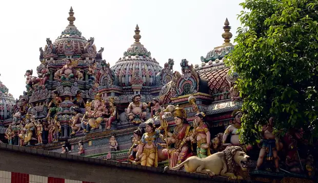 Temple Shri Veeramakaliamman a Singapur.