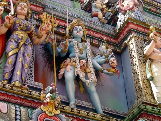 Temple Shri Veeramakaliamman a Singapur.