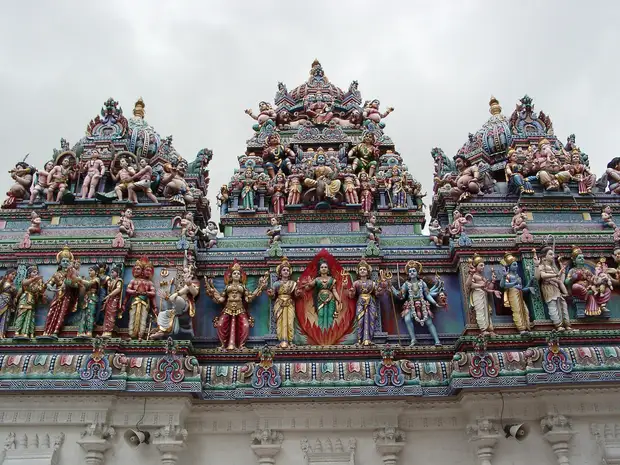 Temple Shri Veeramakaliamman a Singapur.