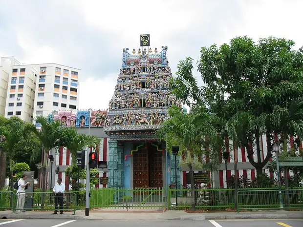 Temple Shri Veeramakaliamman a Singapur.