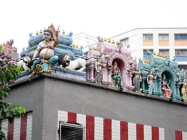 Temple Shri Veeramakaliamman a Singapur.