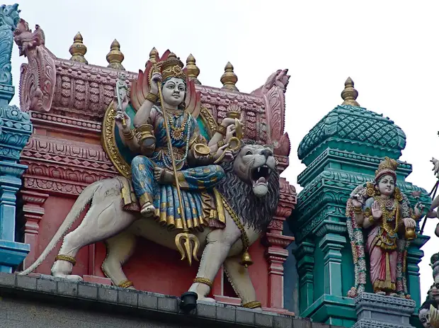 Temple Shri Veeramakaliamman a Singapur.