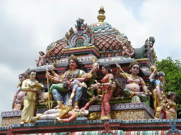 Temple Shri Veeramakaliamman a Singapur.