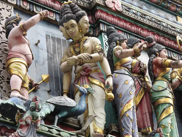 Temple Shri Veeramakaliamman a Singapur.