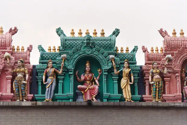 Temple Shri Veeramakaliamman a Singapur.