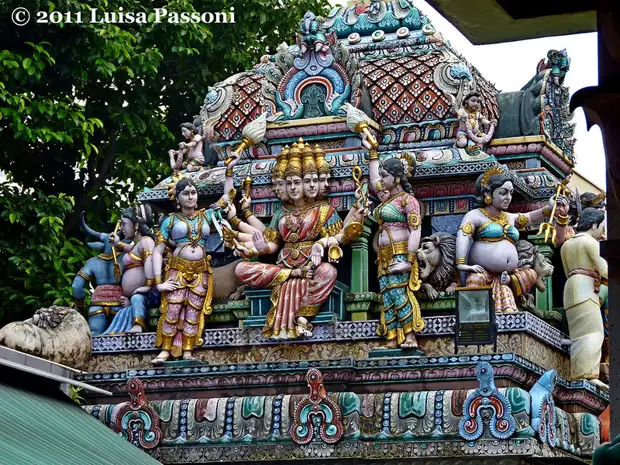 Temple Shri Veeramakaliamman a Singapur.