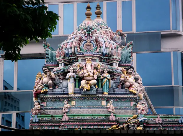 Temple Shri Veeramakaliamman a Singapur.