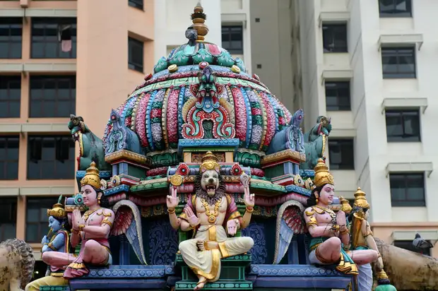 Temple Shri Veeramakaliamman a Singapur.