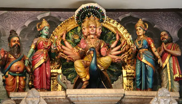 معبد Shri Veeramakaliamman در سنگاپور.