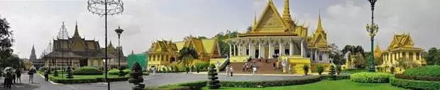 Phnom Penh. Royal Palè. Kanbòdj.