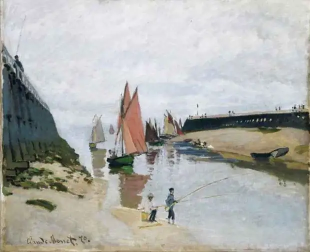 Entrance to the Port of Trouville