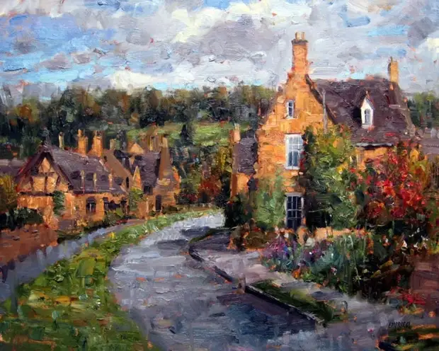 សិល្បករ Impressionist E.J. Paprocki