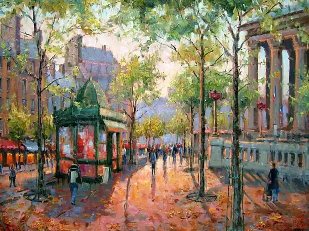 សិល្បករ Impressionist E.J. Paprocki