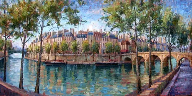 សិល្បករ Impressionist E.J. Paprocki