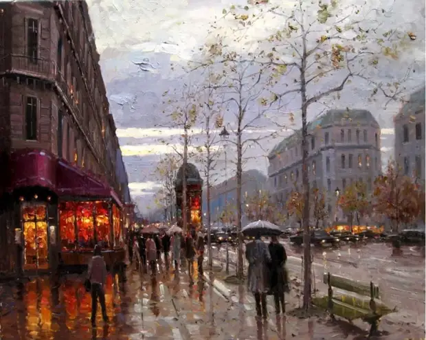 Umzobi we-Impressionist u-EJ. Paprocki