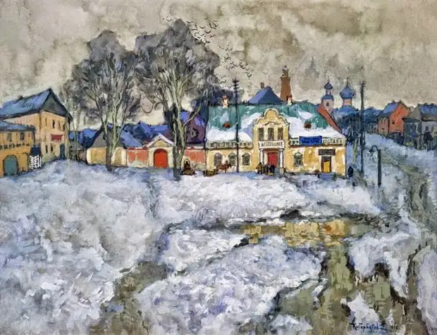 Kunstenaar Konstantin Gorbatov