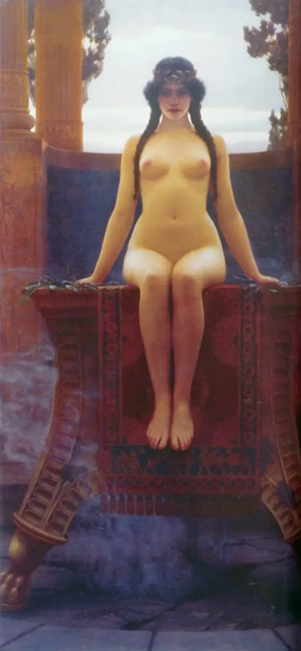 Jon Uilyam Godward. Delphic Oracle / Jon Uilyam Godward. Delfik Orakl