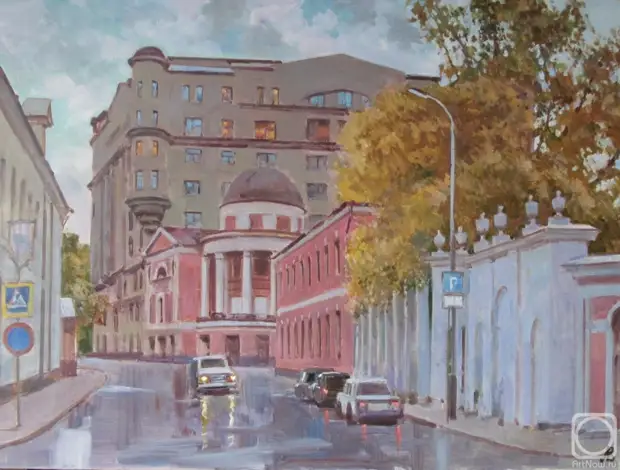 Pintura a l'oli sobre tela. Lapovok Vladimir. Moscou. Carril Pogorelsky