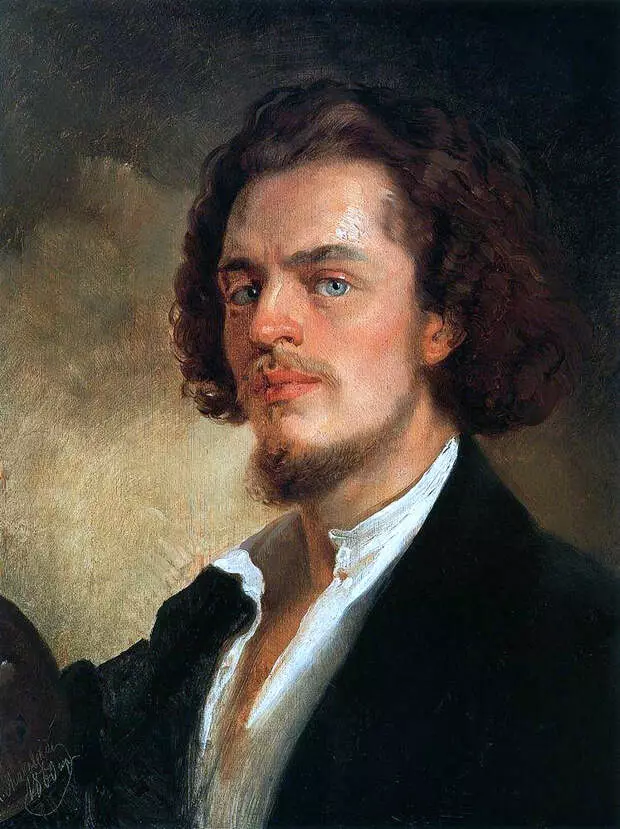 Konstnären Konstantin Egorovich Makovsky.